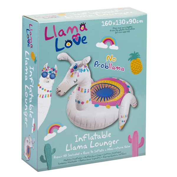 Wild N' Wet Giant Inflatable Llama Pool Lounger - EasySpa Hot Tubs