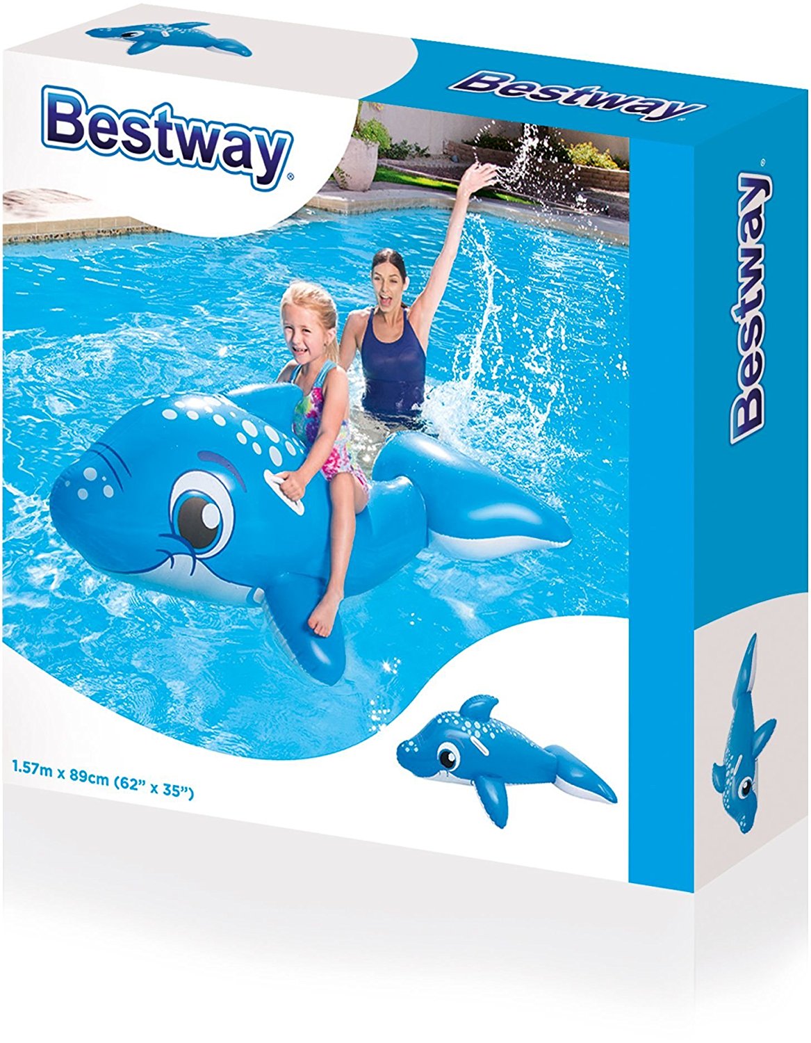 Bestway 63" x 35" Dolphin Ride-On - EasySpa Hot Tubs