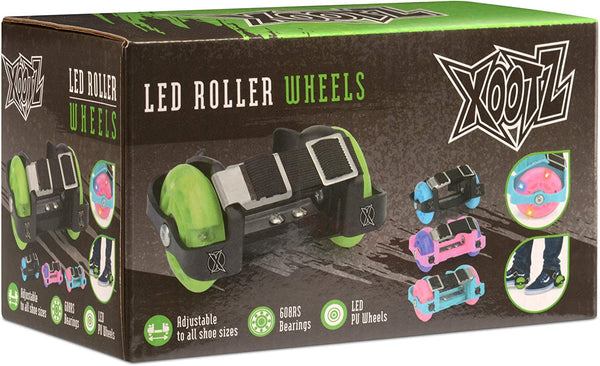 Xootz Heel Wheel Roller Skates, Attachable Shoe Trainer Wheels ...
